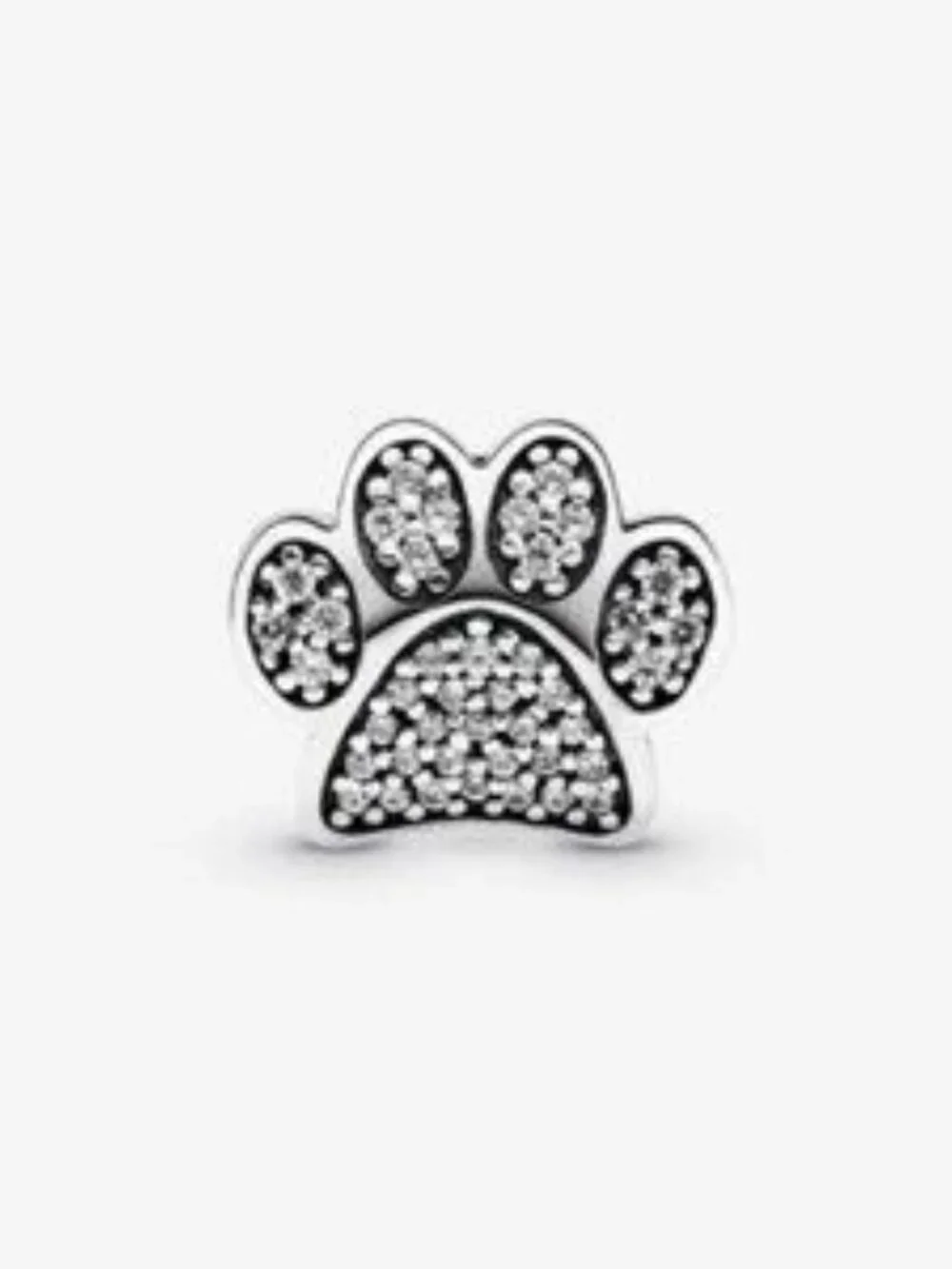 Pandora | Jewelry | Pandora Sparkling Paw Print Charm | Poshmark